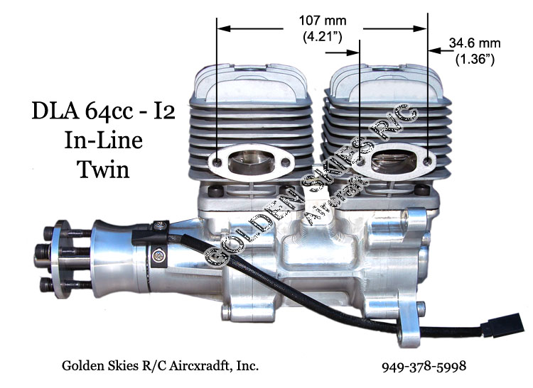DLA 64cc Twin Engine